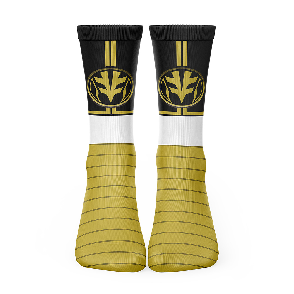 White Ranger Mighty Morphin Power Rangers Socks – Moe Kyo