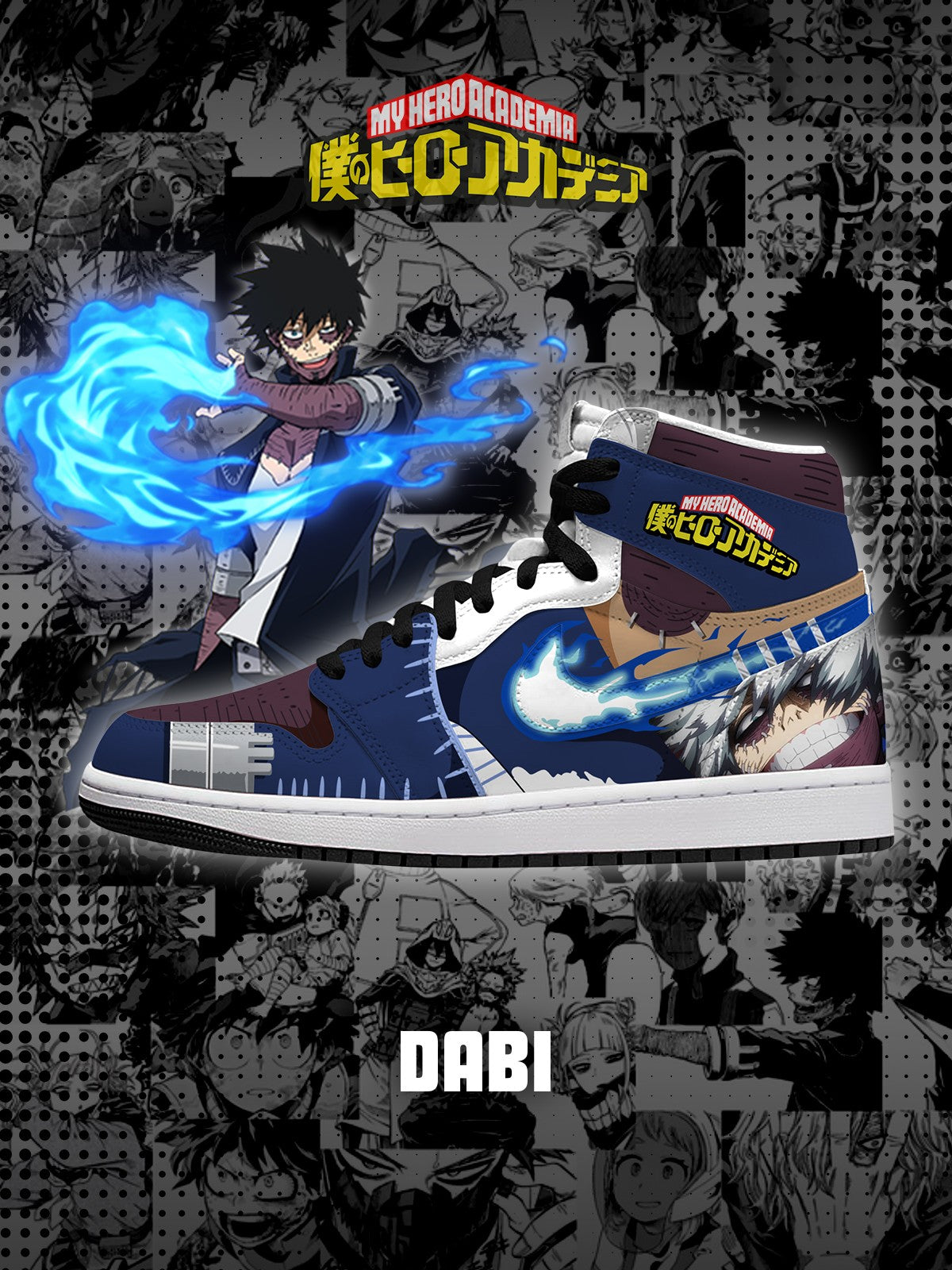 Dabi V.1 Custom High-Top Sneakers – MoeKyo Shop