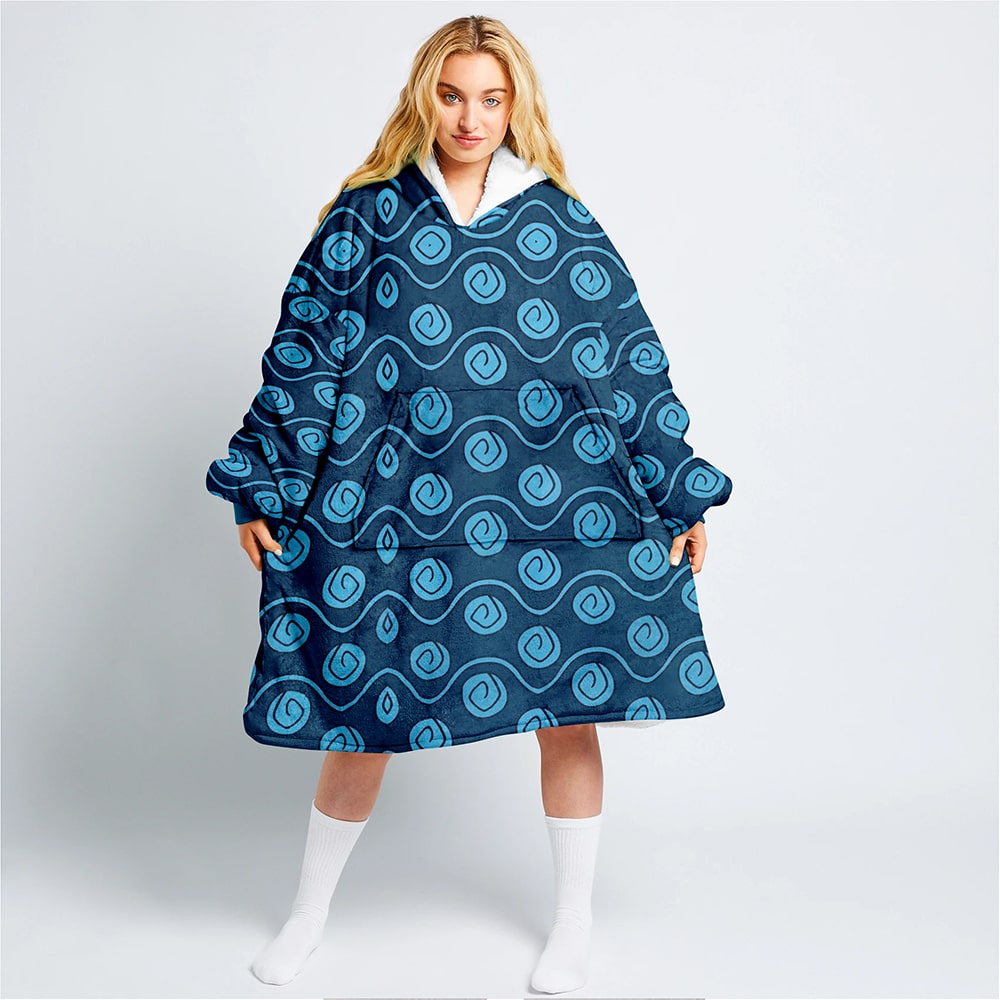 Zoro Arlong Park OP Pattern Blanket Hoodie – MoeKyo | Anime Merch Store
