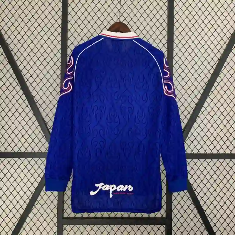 Retro 1998 Long Sleeve Japan Soccer Jersey Home – MoeKyo | Anime Merch ...