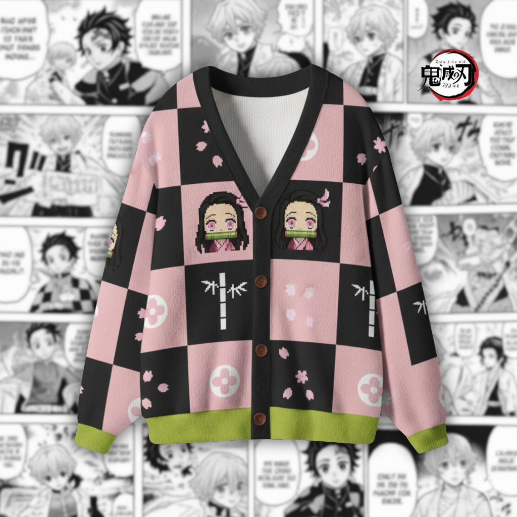 Demon Slayer Anime Cardigan Nezuko – MoeKyo | Anime Merch Store