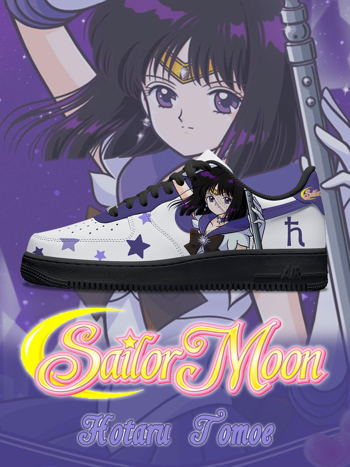 Hotaru Tomoe V.1 Custom Sneakers – MoeKyo | Anime Merch Store